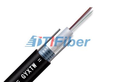 China Outdoor Multimode Fiber Optic Cable Black PE Jacket With Uni - Tube Gel - Filled Construction for sale