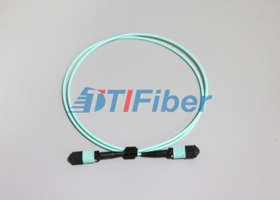China MPO / MTP Female Fiber Optic Patch Cord for 8 Core Ribbon Fiber Optic Cable for sale