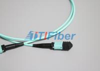 China MPO / MTP Female Fiber Optic Patch Cord for 8 Core Ribbon Fiber Optic Cable for sale