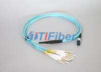 China OM3 / OM4 Male Type MTP / MPO Fiber Optic Patch Cord with 3.0mm Fiber Cable for sale