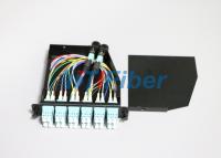 China 24 Core OM4 MTP / MPO Fiber Optic Patch Cord for MPO Cassettes for sale