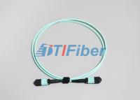 China High Stability OM4 MTP Fiber Optical Patch Cord  For 40G Networks for sale