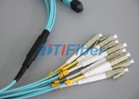 China High Stability OM4 MTP Fiber Optical Patch Cord  For 40G Networks for sale
