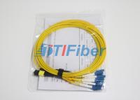 China LC SM MTP / MPO Fiber Patch Leads With UPC Optical Fiber Connector for sale