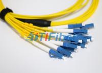 China LC SM MTP / MPO Fiber Patch Leads With UPC Optical Fiber Connector for sale