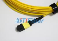 China Fan – Out 8 Core Single Mode MTP / Mpo Trunk Cable Fiber Patch Cord for sale