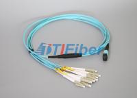 China Fan – Out 8 Core Single Mode MTP / Mpo Trunk Cable Fiber Patch Cord for sale
