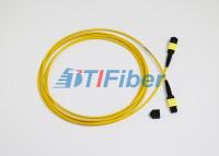 China MPO - SC / LC Female And Male Type MTP / MPO Fiber Jumper Cables for sale
