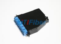 China Singlemode MPO Fiber Optic Cassette With LC Duplex Optical Fiber Adapter for sale