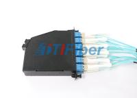China 24 Core Mpo Fiber Connector / Cassette Module With SC Simplex Fiber Optic Adapter for sale