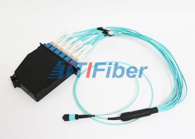China 24 Core Mpo Fiber Connector / Cassette Module With SC Simplex Fiber Optic Adapter for sale