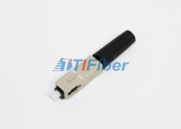 China SC 50um / 62.5um FTTH Network Fiber Fast Connector High Return Loss for sale