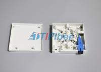 China SC / LC Fiber Adapter Fiber Optic Splice Box 2 Port Socket Panel for sale