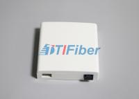 China SC / LC Fiber Adapter Fiber Optic Splice Box 2 Port Socket Panel for sale