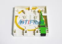 China Fiber Optic Terminal Box 0.9mm Fiber Pigtail for Cat 5 / Cat 6 Cable for sale