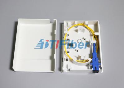 China FTTH 86 Type Optical Termination Box With  2 Port Inlet / Outlet for sale
