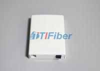 China Compact Structure Faceplate FTTH Mini Fiber Optic Terminal Box / Ofc Termination Box for sale