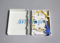 China Compact Structure Faceplate FTTH Mini Fiber Optic Terminal Box / Ofc Termination Box for sale