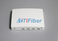 China 4 Port SC FC ST LC Indoor Fiber Optic Termination Box For FTTD Network for sale