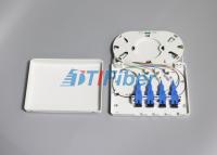 China 4 Port SC FC ST LC Indoor Fiber Optic Termination Box For FTTD Network for sale