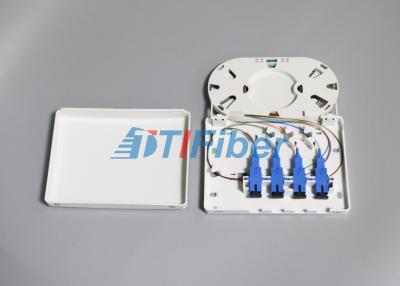 China 4 Port SC FC ST LC Indoor Fiber Optic Termination Box For FTTD Network for sale