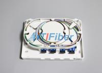 China 4 Port SC FC ST LC Indoor Fiber Optic Termination Box For FTTD Network for sale