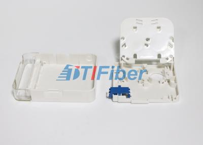 China LC Duplex OM4  FTTH Fiber Optic Terminal Box Wall Mounted Fiber Optic Cable Box for sale