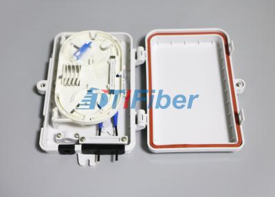 China FTTH Mini Outdoor Fiber Optic Distribution Box 1x4 PLC for sale