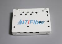 China Wall mounted SC UPC APC Fiber Optic Terminal Box with ABS PC Material FTTH for sale