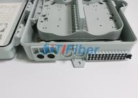 China SC 12 Port Wall Mount Fiber Termination Box With ABS Plastic Housing for sale