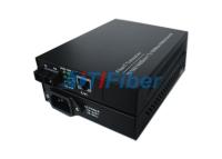 China 10/100/ Mbps Fiber Optic Media Converter / Network Gigabit Ethernet Media Converter for sale