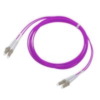 China FTTH Purple Ericaviolet Color OM4 Fiber Cable Multimode DX Duplex Optical for sale