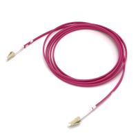 China FTTH Purple Ericaviolet Color OM4 Fiber Cable Multimode DX Duplex Optical for sale