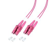 China FTTH Purple Ericaviolet Color OM4 Fiber Cable Multimode DX Duplex Optical for sale
