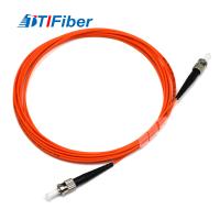 China ST-ST Multimode Simplex Fiber Optic Patch Cord All Lengths Customizable for sale