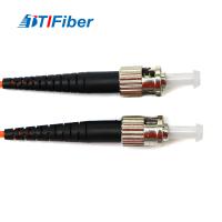 China ST-ST Multimode Simplex Fiber Optic Patch Cord All Lengths Customizable for sale