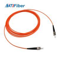 China ST-ST Multimode Simplex Fiber Optic Patch Cord All Lengths Customizable for sale