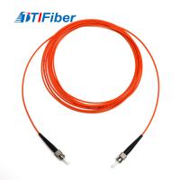 China ST-ST Multimode Simplex Fiber Optic Patch Cord All Lengths Customizable for sale