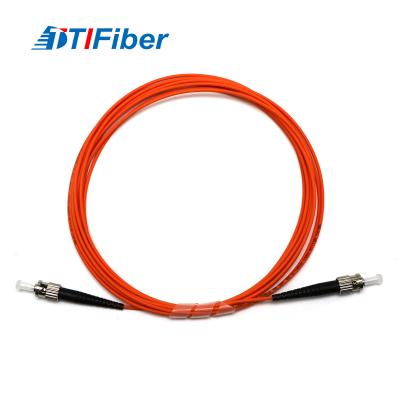 China ST-ST Multimode Simplex Fiber Optic Patch Cord All Lengths Customizable for sale