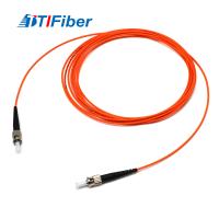China ST-ST Multimode Simplex Fiber Optic Patch Cord All Lengths Customizable for sale