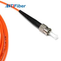 China ST-ST Multimode Simplex Fiber Optic Patch Cord All Lengths Customizable for sale