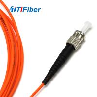 China ST-ST Multimode Simplex Fiber Optic Patch Cord All Lengths Customizable for sale