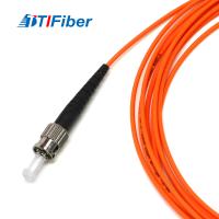 China ST-ST Multimode Simplex Fiber Optic Patch Cord All Lengths Customizable for sale