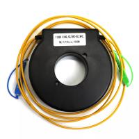 China SC UPC APC 1000M 3.0mm Fiber Optic OTDR Launch Cable Box Mini Round Ring Model for sale