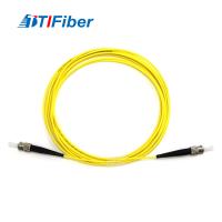 China FTTH Use ST-ST Single Mode Simplex Fiber Optic Patch Cord Cable All Lengths Available for sale