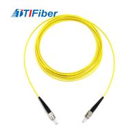 China FTTH Use ST-ST Single Mode Simplex Fiber Optic Patch Cord Cable All Lengths Available for sale