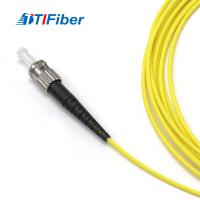 China FTTH Use ST-ST Single Mode Simplex Fiber Optic Patch Cord Cable All Lengths Available for sale