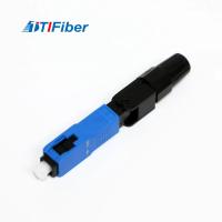 China FTTH SC / APC UPC SC Fiber Optic Fast Quick Connector Singlemode for sale