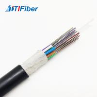 China 24core Singlemode ADSS Aerial Optical Cable With Single Sheath Span 100M for sale