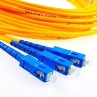China Upc Pc Apc Sc Fc To Lc Fiber Patch Cord Sm Mm Optical Fiber Jumper for sale